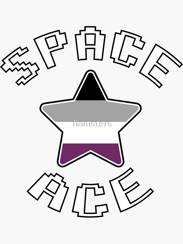 "Asexual Star [Space Ace Version]" Sticker for Sale by hamsters | Redbubble