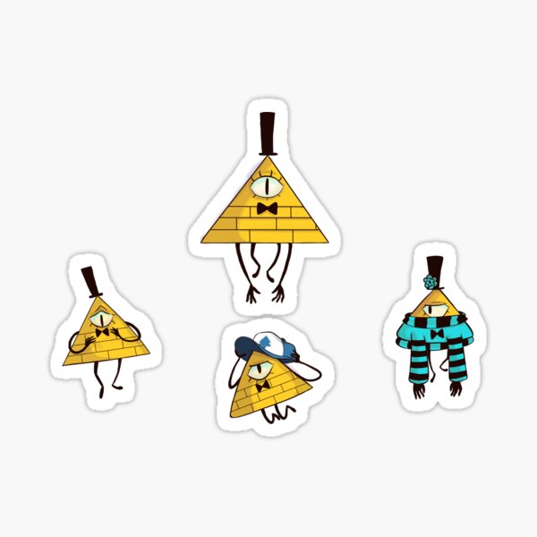 "Bill Sticker Set #1" Sticker for Sale by FrenchieFie | Redbubble