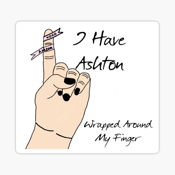 Wrapped Around Your Finger Stickers | Redbubble