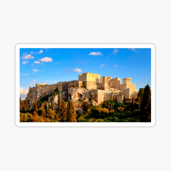 "Acropolis of Athens" Sticker by troianifabrizio | Redbubble