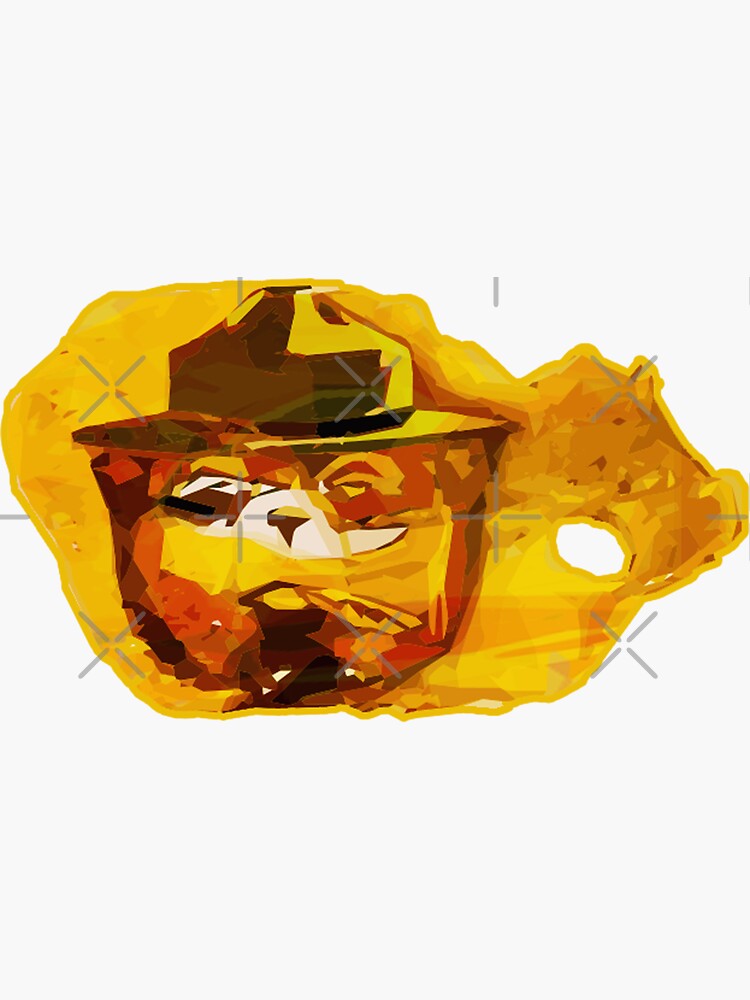 "Smokey" Sticker for Sale by OkayAdrian | Redbubble