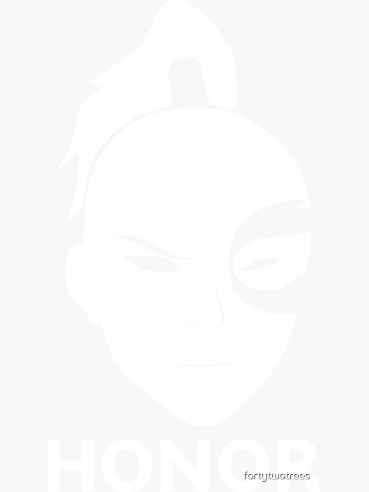 "Prince Zuko - HONOR!" Sticker by fortytwotrees | Redbubble