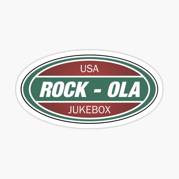 "Vintage Rock Ola Jukebox" Sticker for Sale by matanga | Redbubble
