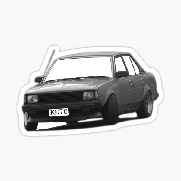 "KE70 On the couch" Sticker for Sale by blacktopspirit | Redbubble
