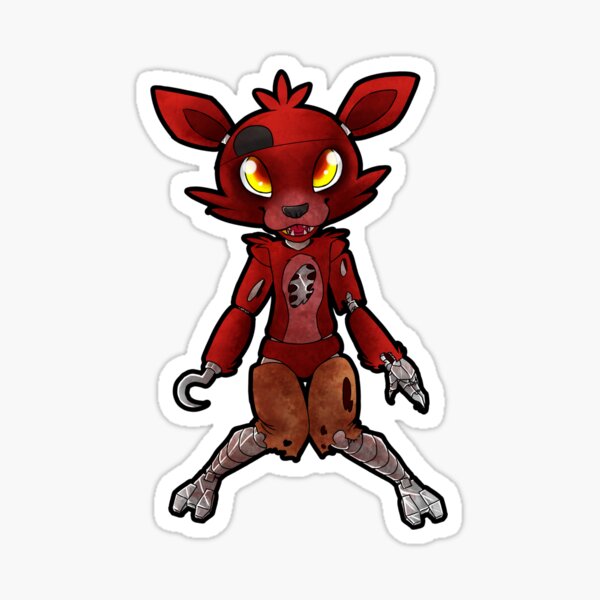 "Foxy" Sticker for Sale by Draikinator | Redbubble