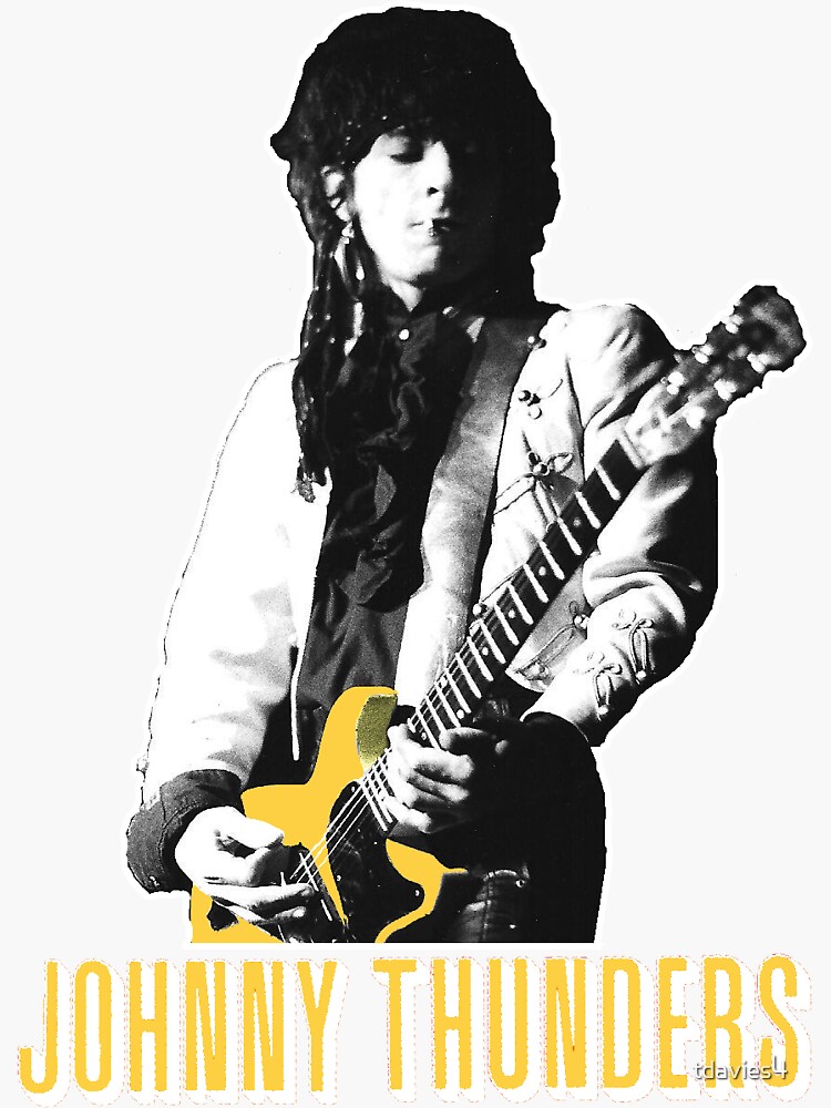 "Johnny Thunders" Sticker for Sale by tdavies4 | Redbubble
