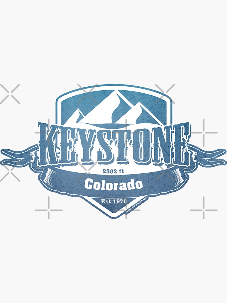 "Keystone Colorado Ski Resort" Sticker by CarbonClothing | Redbubble