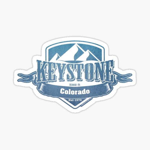 "Keystone Colorado Ski Resort" Sticker by CarbonClothing | Redbubble