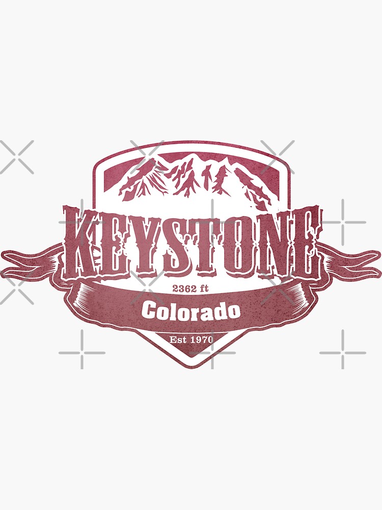 "Keystone Colorado Ski Resort" Sticker for Sale by CarbonClothing ...