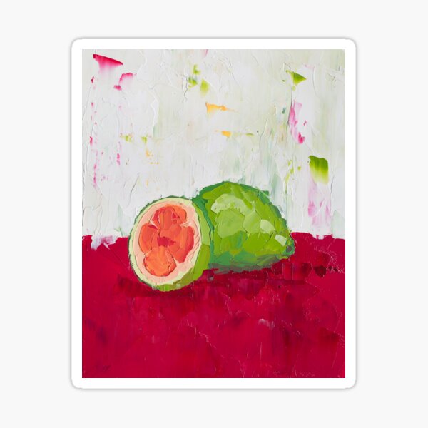 "What the Guava?" Sticker for Sale by ebuchmann | Redbubble