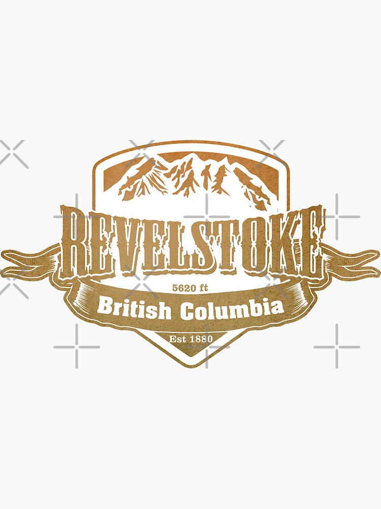 "Revelstoke British Columbia Ski Resort " Sticker for Sale by ...