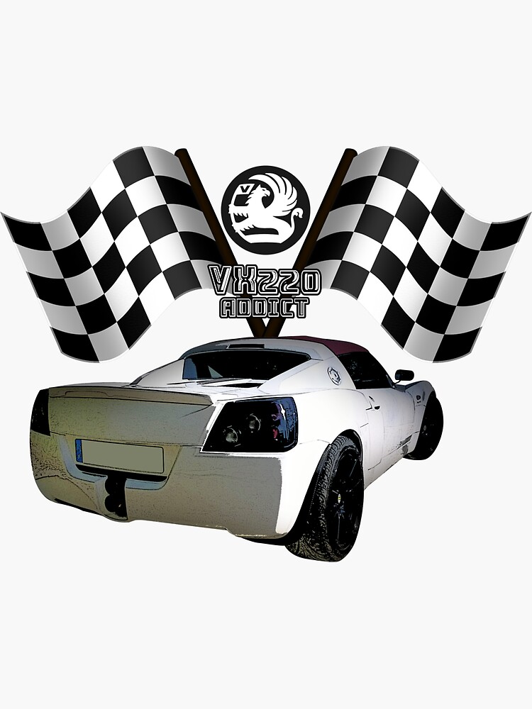 "VX220 ADDICT" Sticker for Sale by JEANXVI | Redbubble