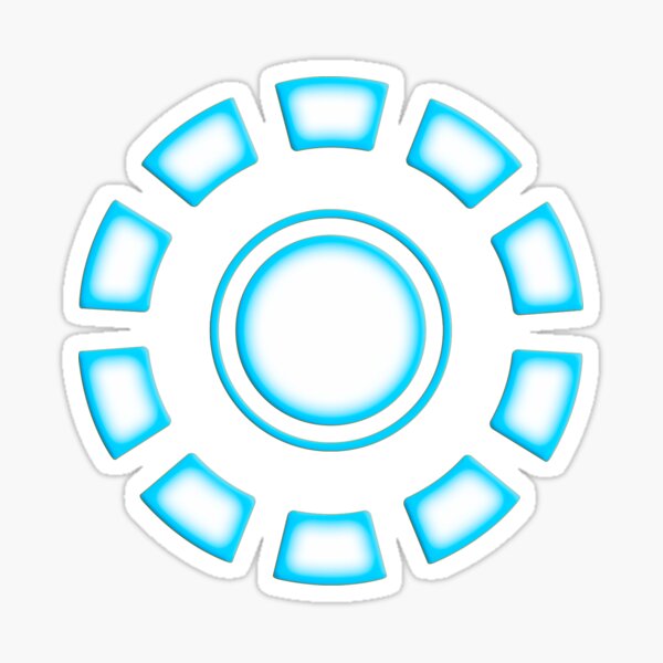 "Arc Reactor" Sticker by boom-art | Redbubble