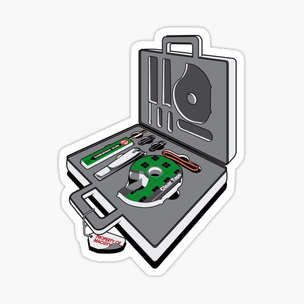 "MacGyver Survivor" Sticker by dbenton25 | Redbubble