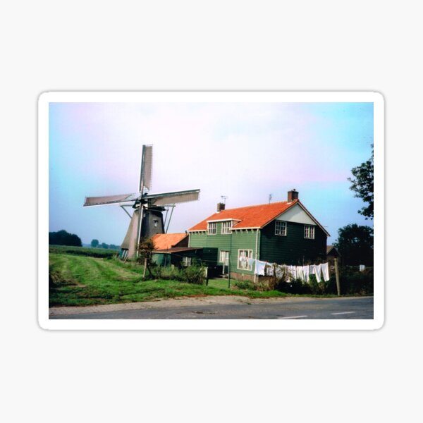 "DUTCH WINDMILLS 05" Sticker by RainbowArt | Redbubble