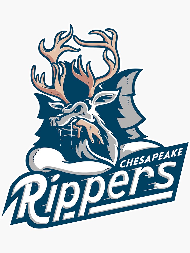 "Chesapeake Rippers" Sticker for Sale by designsbygaunty | Redbubble