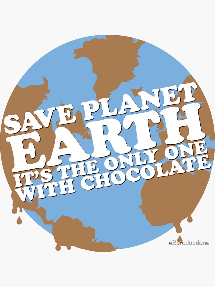 "Save Planet Earth" Sticker by e2productions | Redbubble