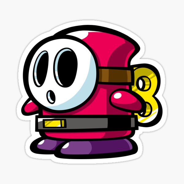 Cute Shy Guy Stickers | Redbubble