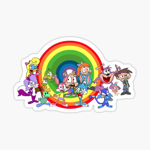 "Tiny Toons" Sticker by rbrtcardenas | Redbubble
