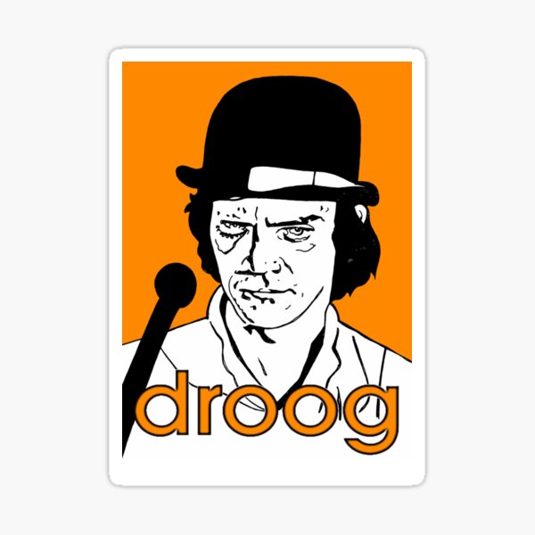 "droog" Sticker for Sale by AshLamont | Redbubble