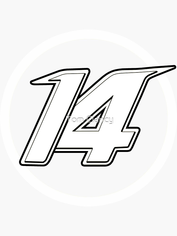 "Alonso 14" Sticker von RetroLink | Redbubble