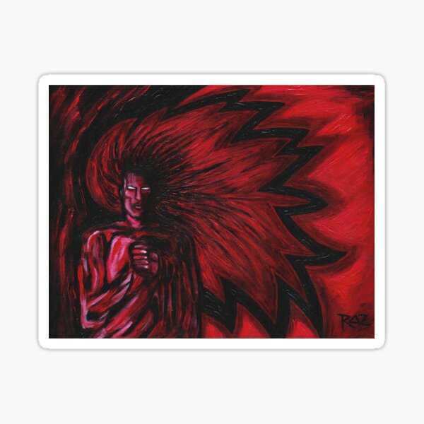 "Mars Rising" Sticker for Sale by RozAbellera | Redbubble