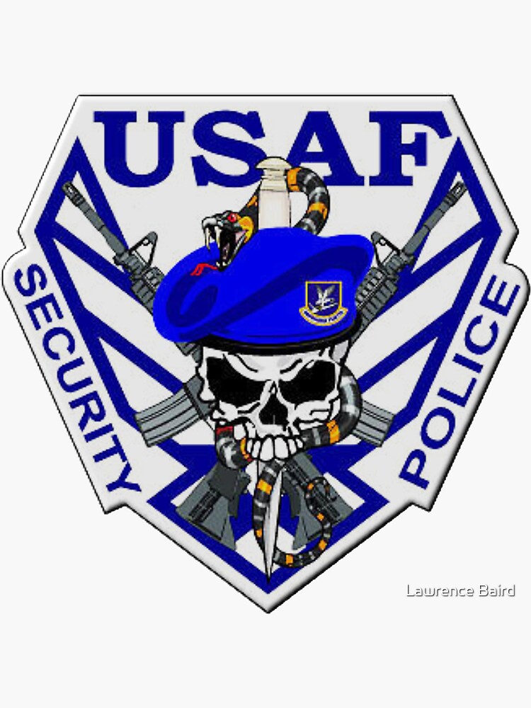 "USAF Security Police" Sticker for Sale by lawrencebaird | Redbubble