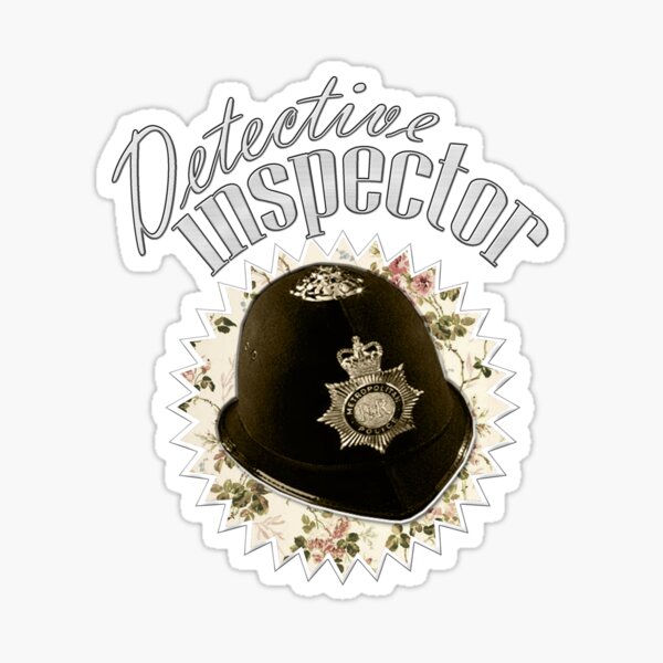 "Detective Inspector" Sticker for Sale by thescudders | Redbubble