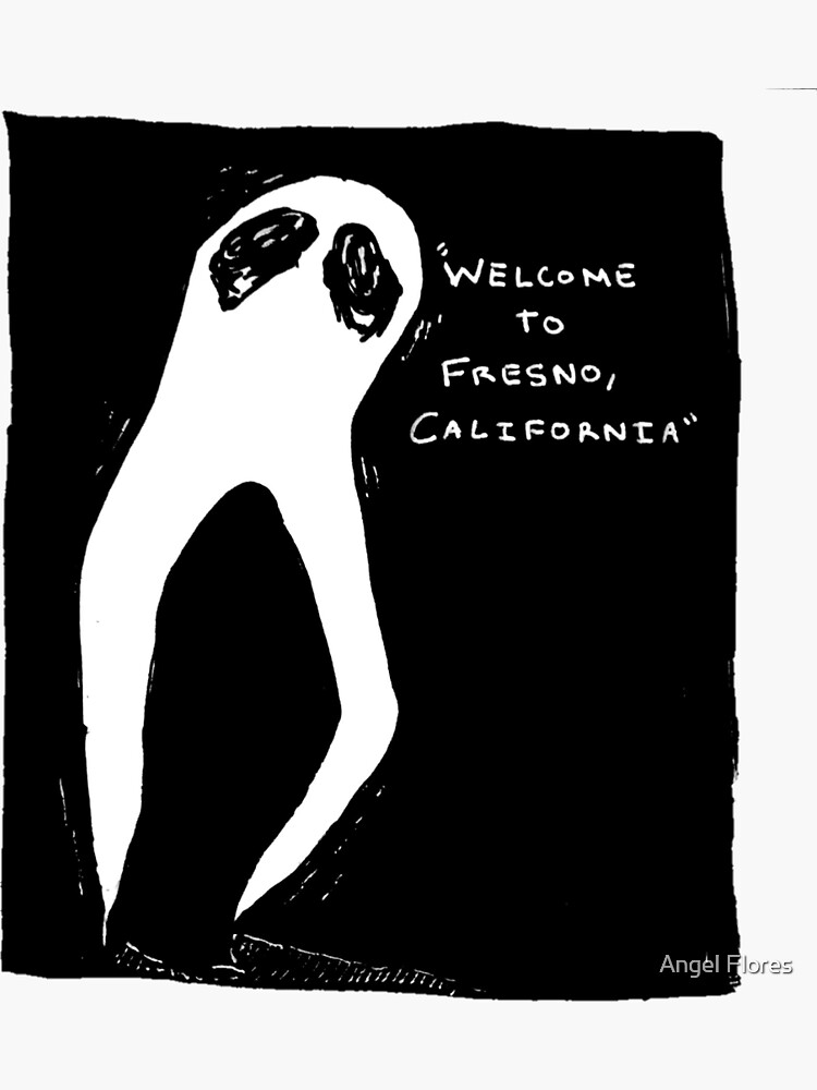 "Fresno Nightcrawler" Sticker by AngelicMelody | Redbubble