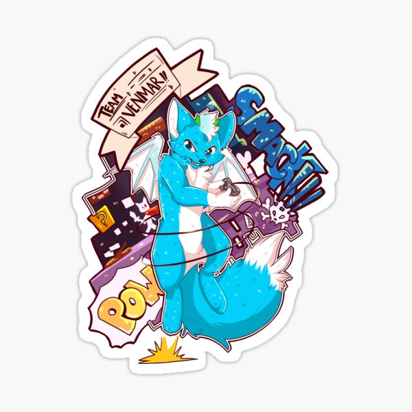"Team Venmar" Sticker by LupusetVulpes | Redbubble