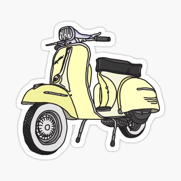 Moped Stickers | Redbubble