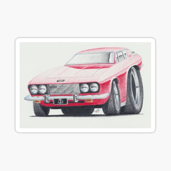 "Jensen Interceptor III by Glens Graphix" Sticker for Sale by ...