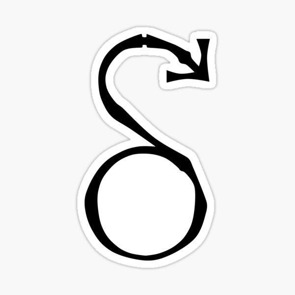 "Deimos Symbol Sticker" Sticker for Sale by sassypants678 | Redbubble