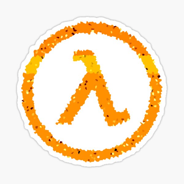 "Half Life Lambda logo" Sticker for Sale by Berkayhan | Redbubble