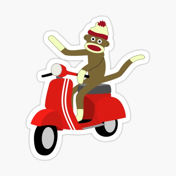 Moped Stickers | Redbubble