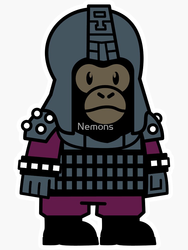 "Mitesized General Urko" Sticker for Sale by Nemons | Redbubble