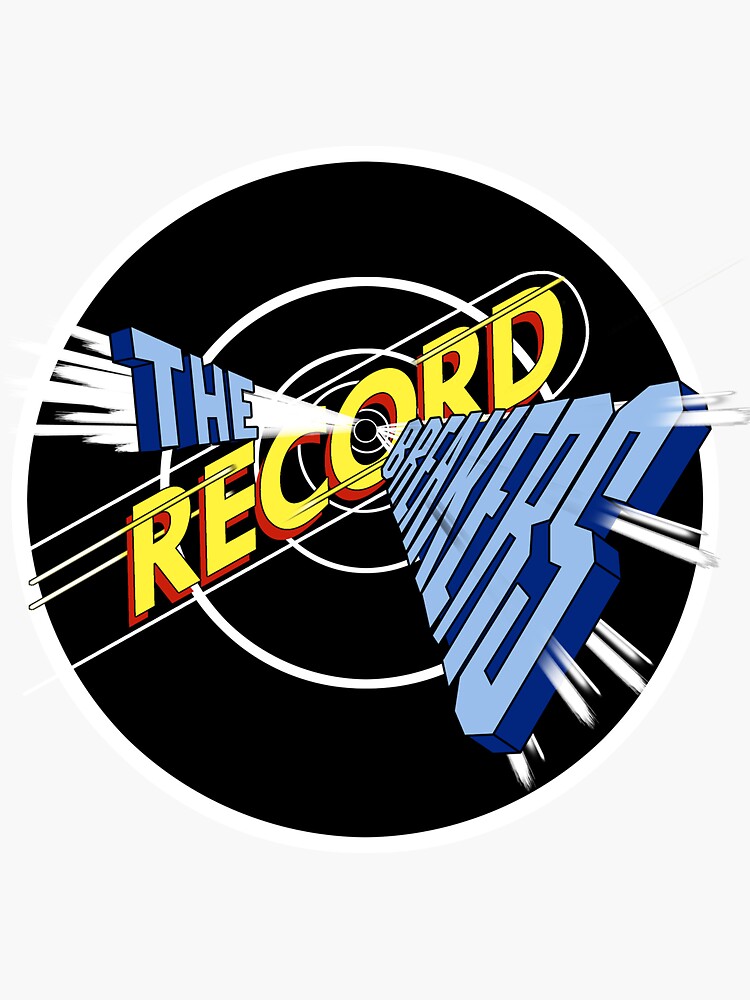 "Record Breakers!" Sticker for Sale by tvcream | Redbubble