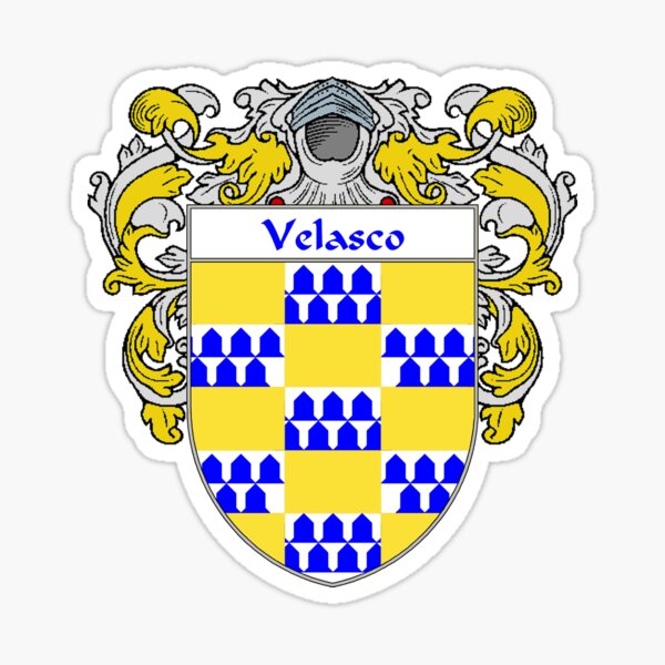 "Velasco Coat of Arms/Family Crest" Sticker for Sale by carpediem6655 ...