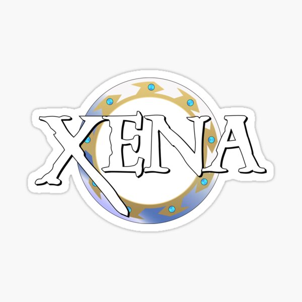 "Xena Chakram" Sticker by xenalive | Redbubble