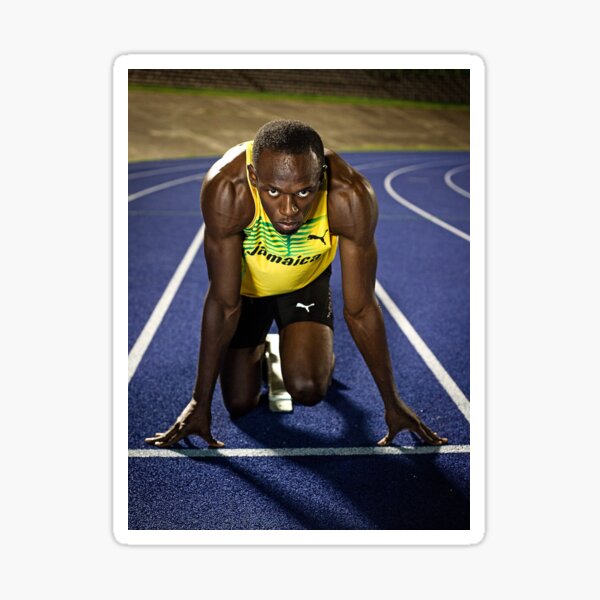 Usain Bolt Stickers | Redbubble