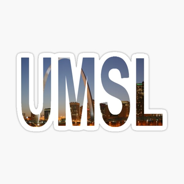 "UMSL" Sticker by localparrotmom | Redbubble