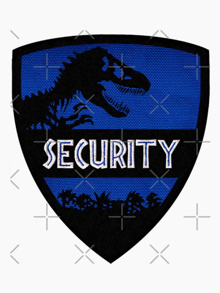"INGEN Security" Sticker for Sale by chazy73 | Redbubble