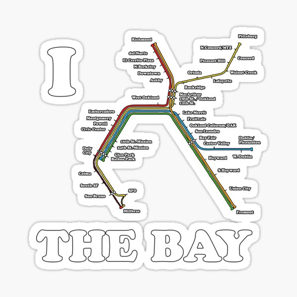 Bay Area Stickers | Redbubble