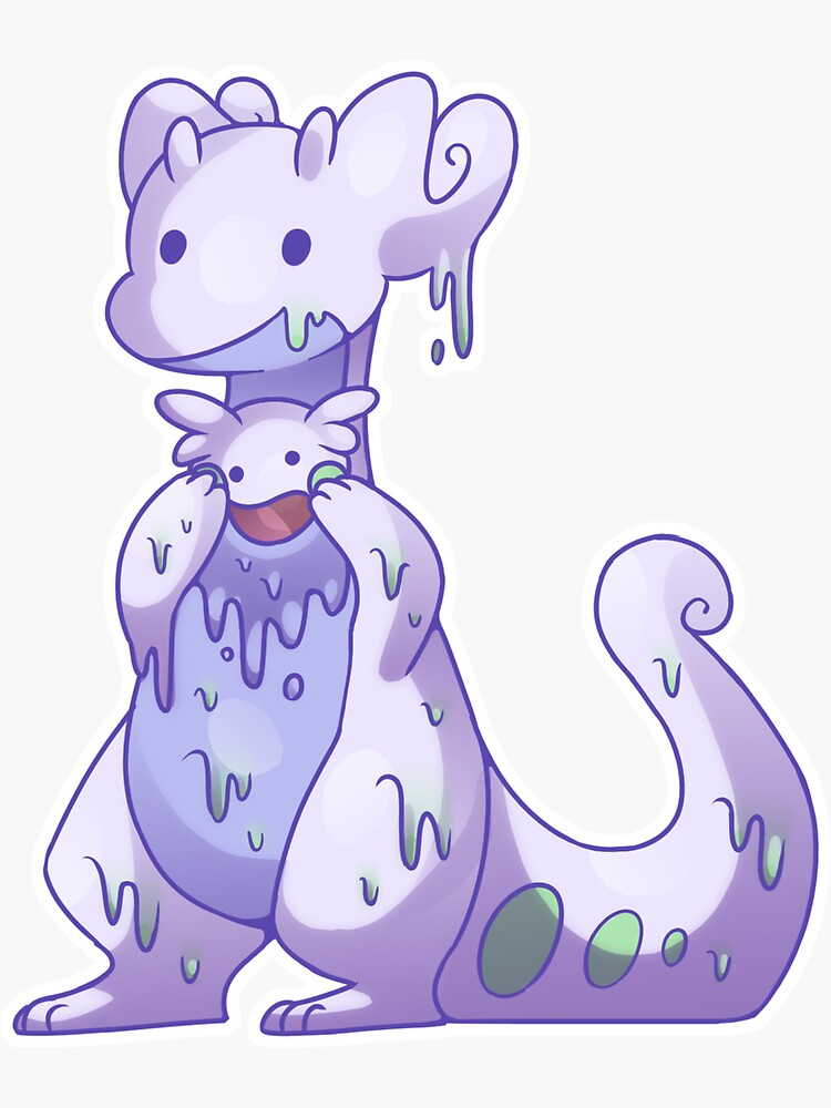 "Goomy and Goodra" Sticker by sahdy | Redbubble