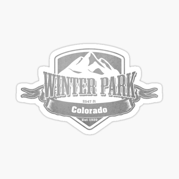 "Winter Park Colorado Ski Resort" Sticker for Sale by CarbonClothing ...