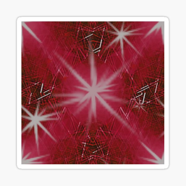 "Ruby Red Bright Star Purple//Sparkle & Shine//Kim Marshall" Sticker by ...