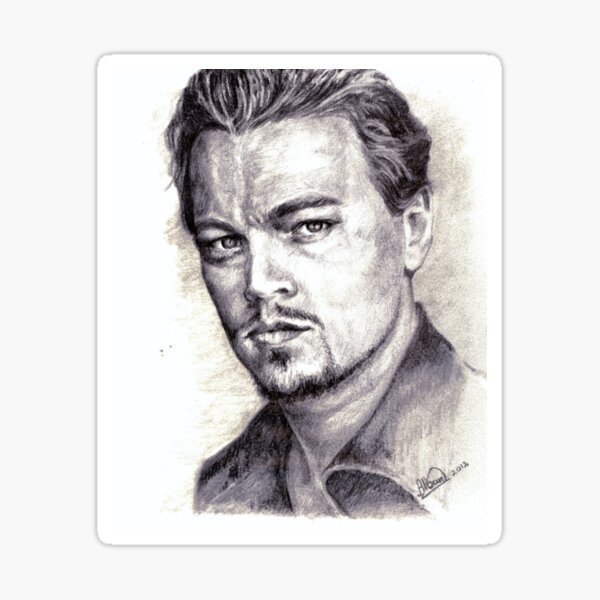 "Leonardo Dicaprio" Sticker for Sale by albandizdari | Redbubble