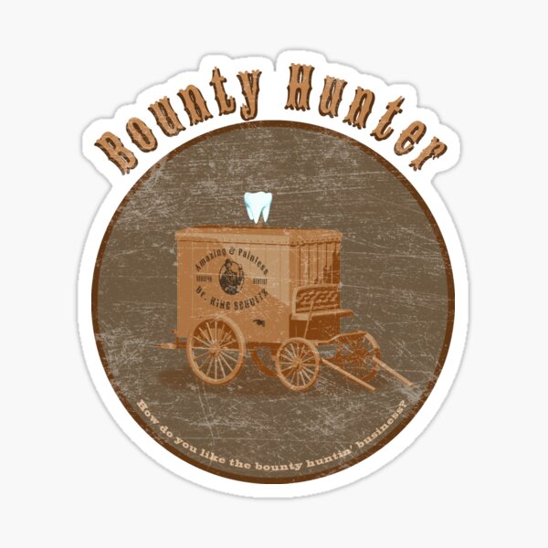 "Bounty Hunter - Django Unchained" Sticker for Sale by shufti | Redbubble