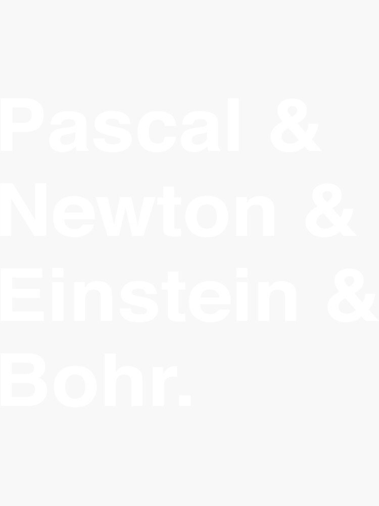 "Physics Legends" Sticker for Sale by trends | Redbubble