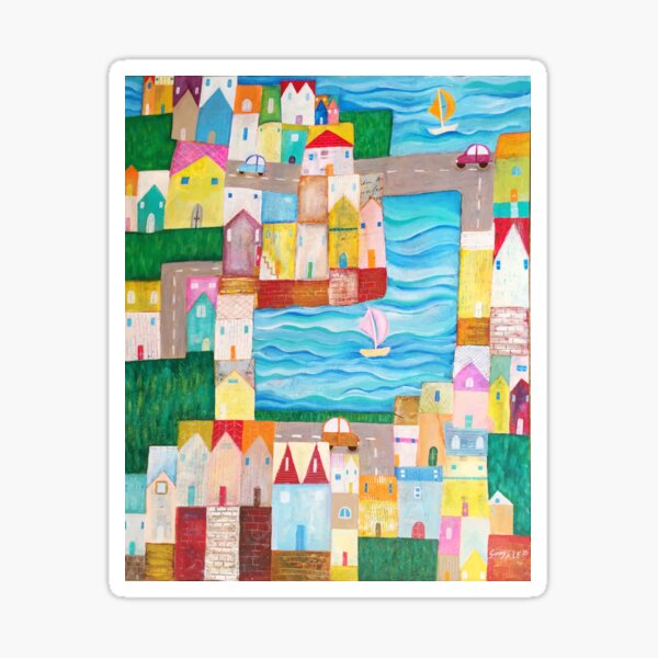 "Village" Sticker for Sale by sunnyklee | Redbubble